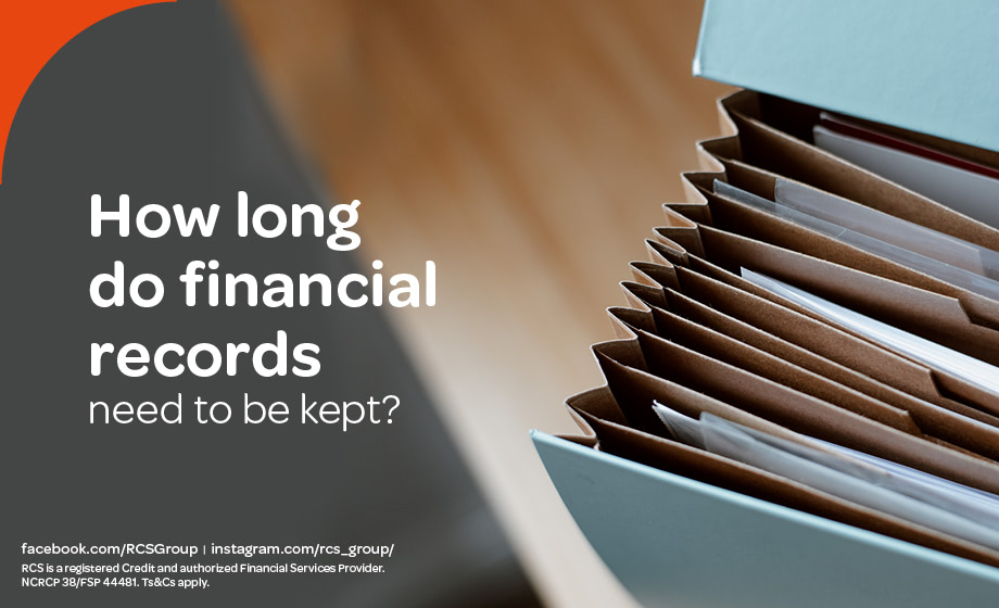 How long do financial records need to be kept? - RCS Group