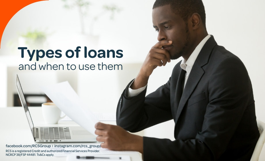 Types of loans and when to use them - RCS Group